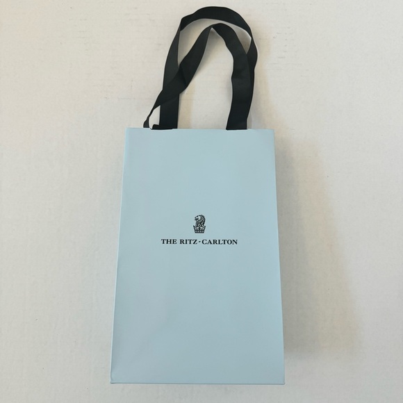 Ritz-Carlton | Other | The Ritzcarlton New Blue Black Empty Paper Bag ...